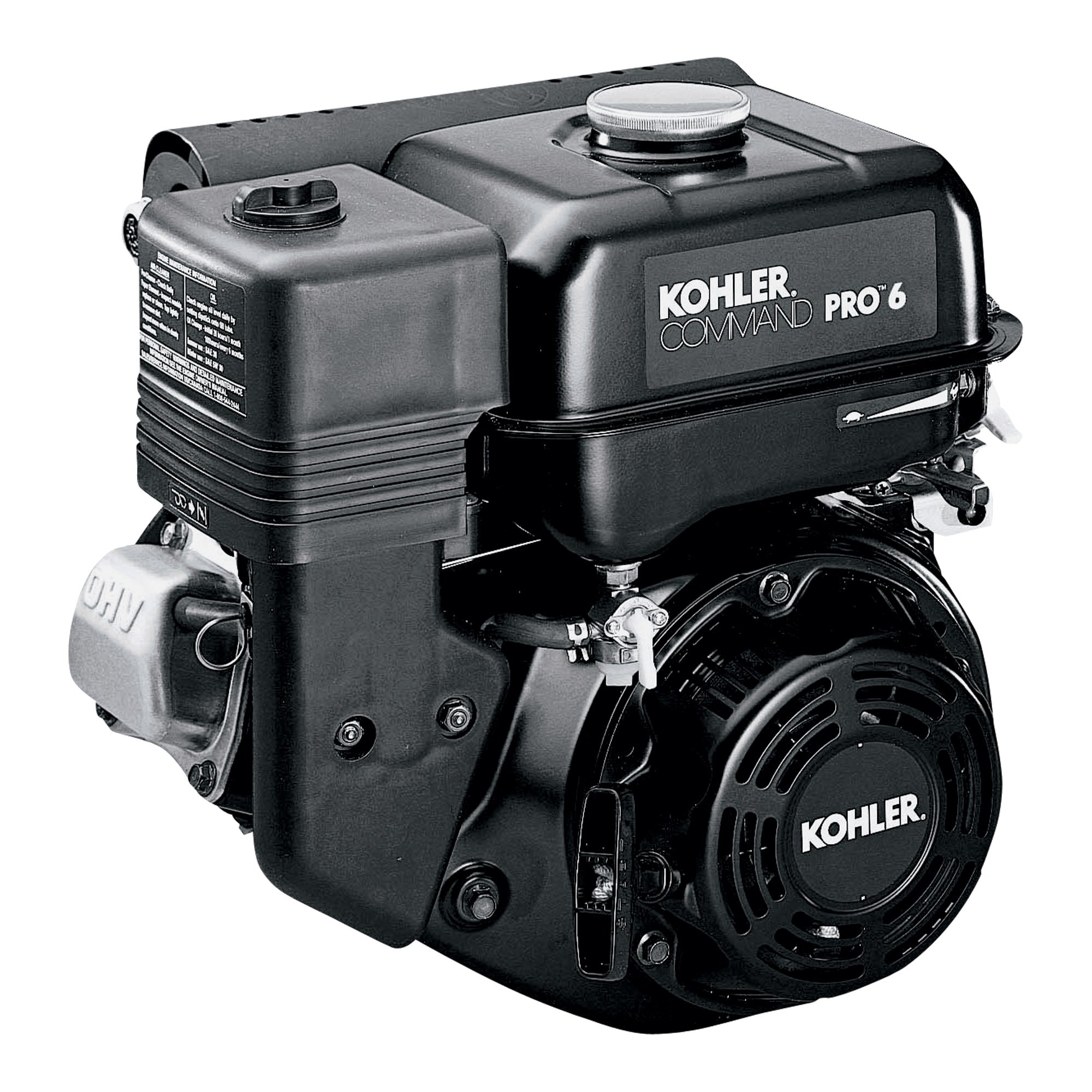 Kohler Single Cylinder Horizontal OHV Engine — 6 HP, 3/4in. x 2.242in. Shaft, Model# CS6T ...
